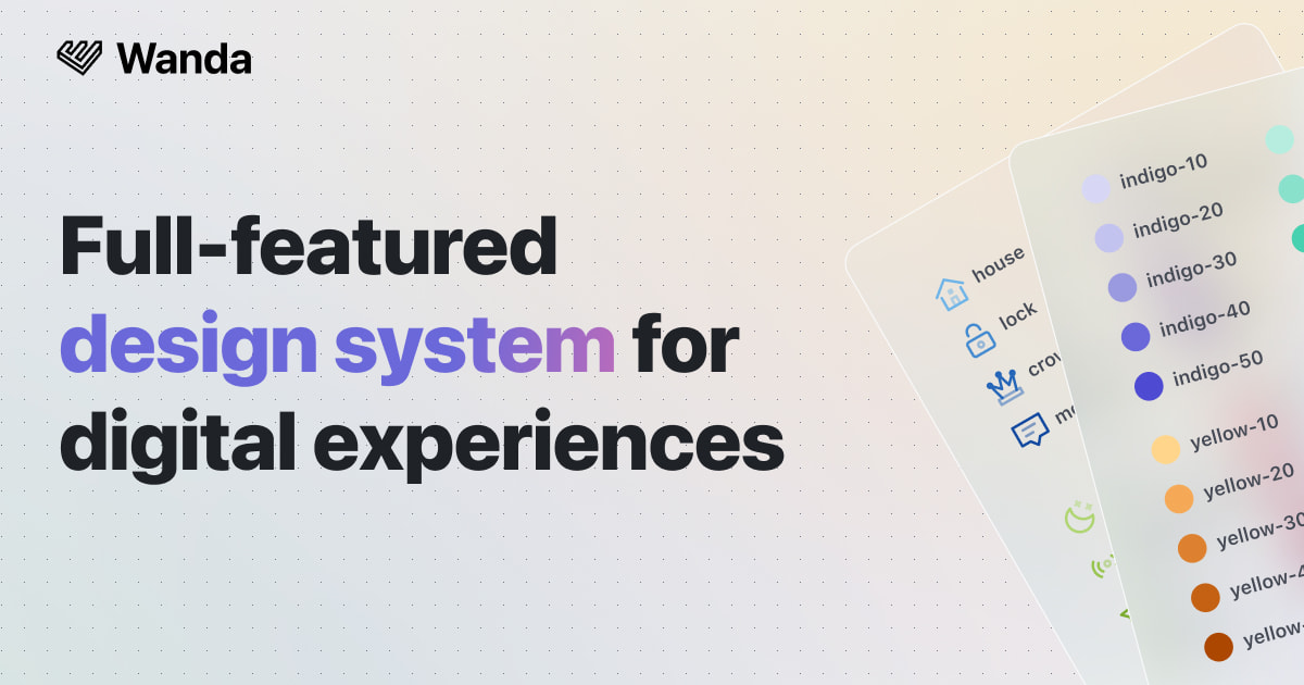 Wanda Design System | DesignSystemHunt.com