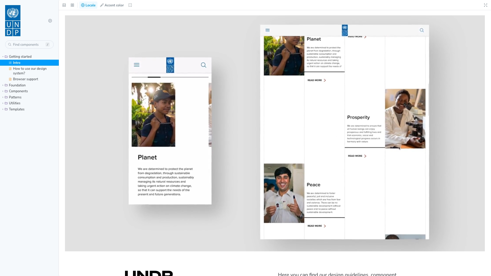 UNDP Design System | DesignSystemHunt.com