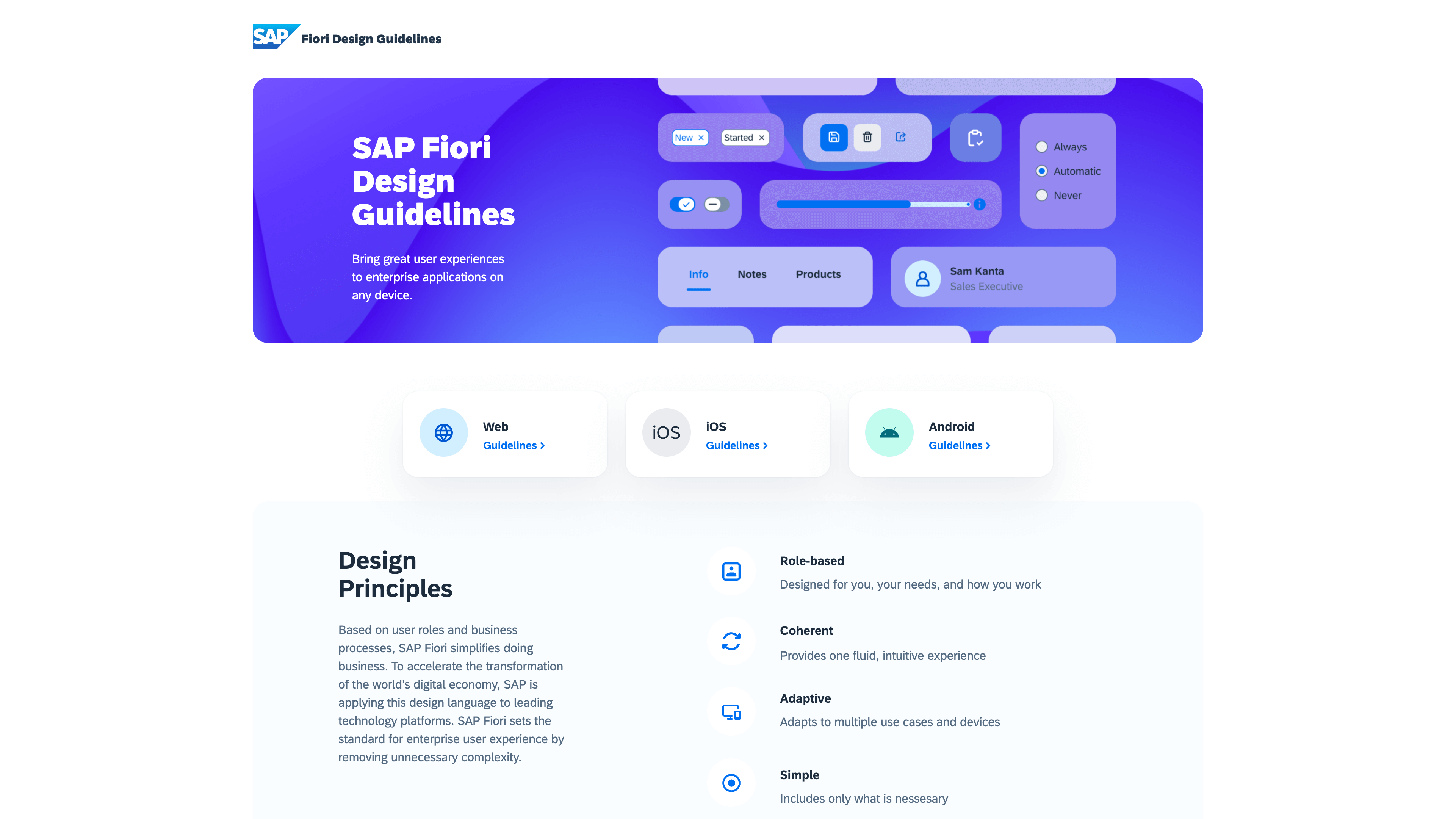 Fiori | DesignSystemHunt.com